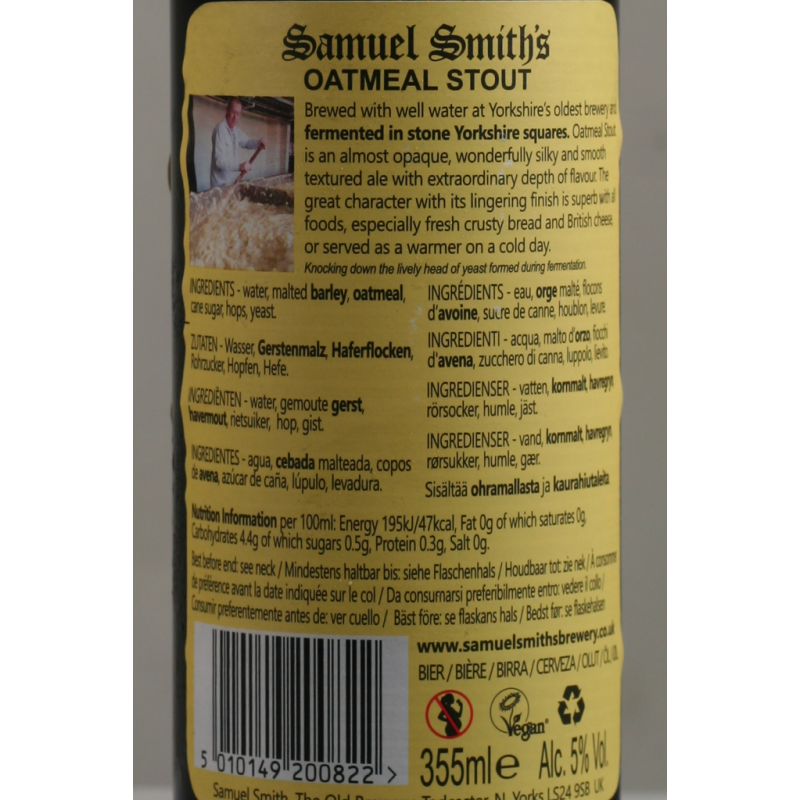 Samuel Smith's Oatmeal Stout - Fatti una Birra